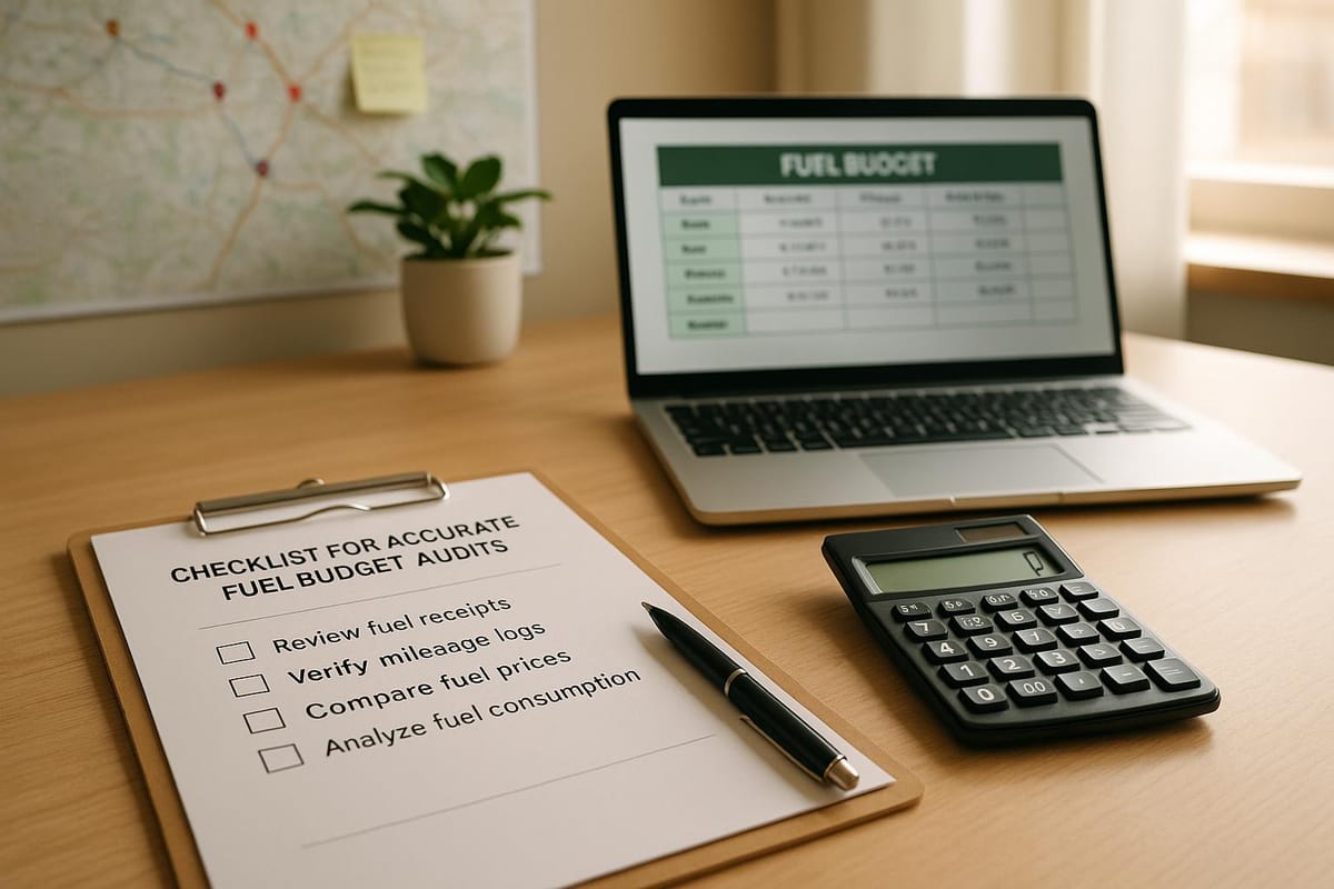 Checklist for Accurate Fuel Budget Audits
