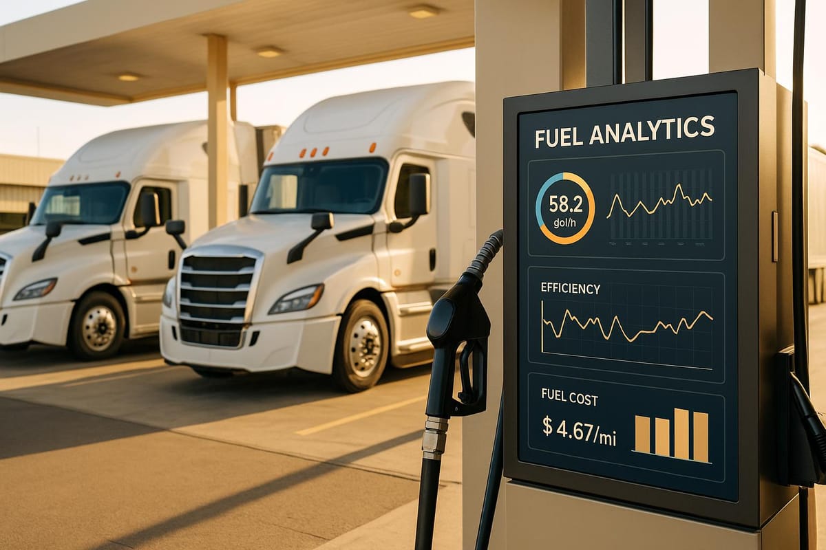 How AI Improves Fleet Fuel Analytics